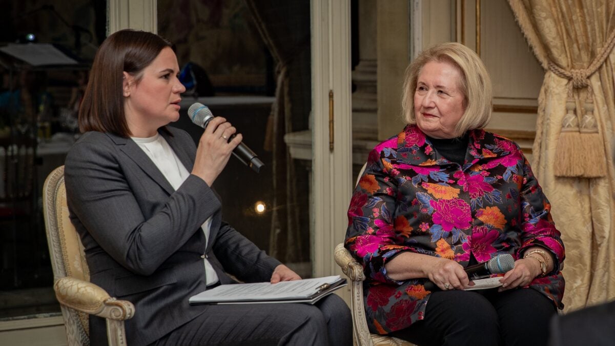 Q&A with the Leader of Belarus’ Democratic Movement - Georgetown ...